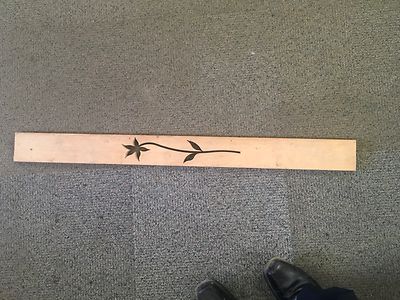 Baluster laser cut flower 90x19x 1mt | eBay Australia