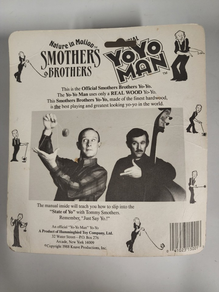 Smithers Brothers 1988 Official YoYo Man Hardwood YoYo. Original New ...
