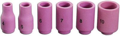 TIG KIT Alumina Nozzle Cup 13N08 13N09~13 Fit TIG Torch WP SR PDA DB 9 ...