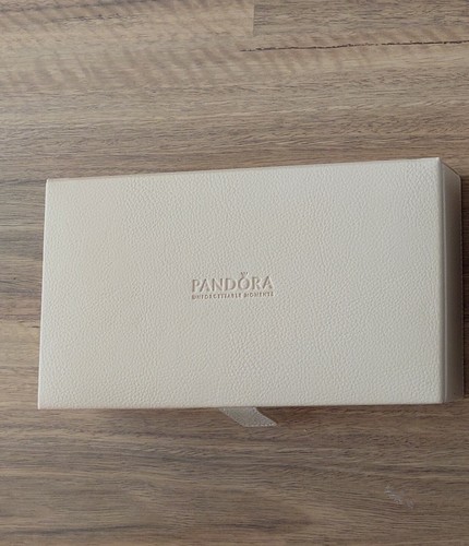 Genuine PANDORA Jewellery Box Authentic Cream Colour | eBay