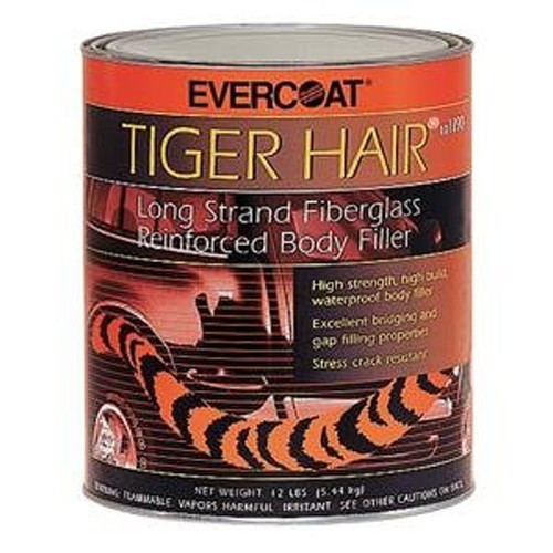 Evercoat Tiger Hair fiberglass reinforced body filler quart 23289011895 ...