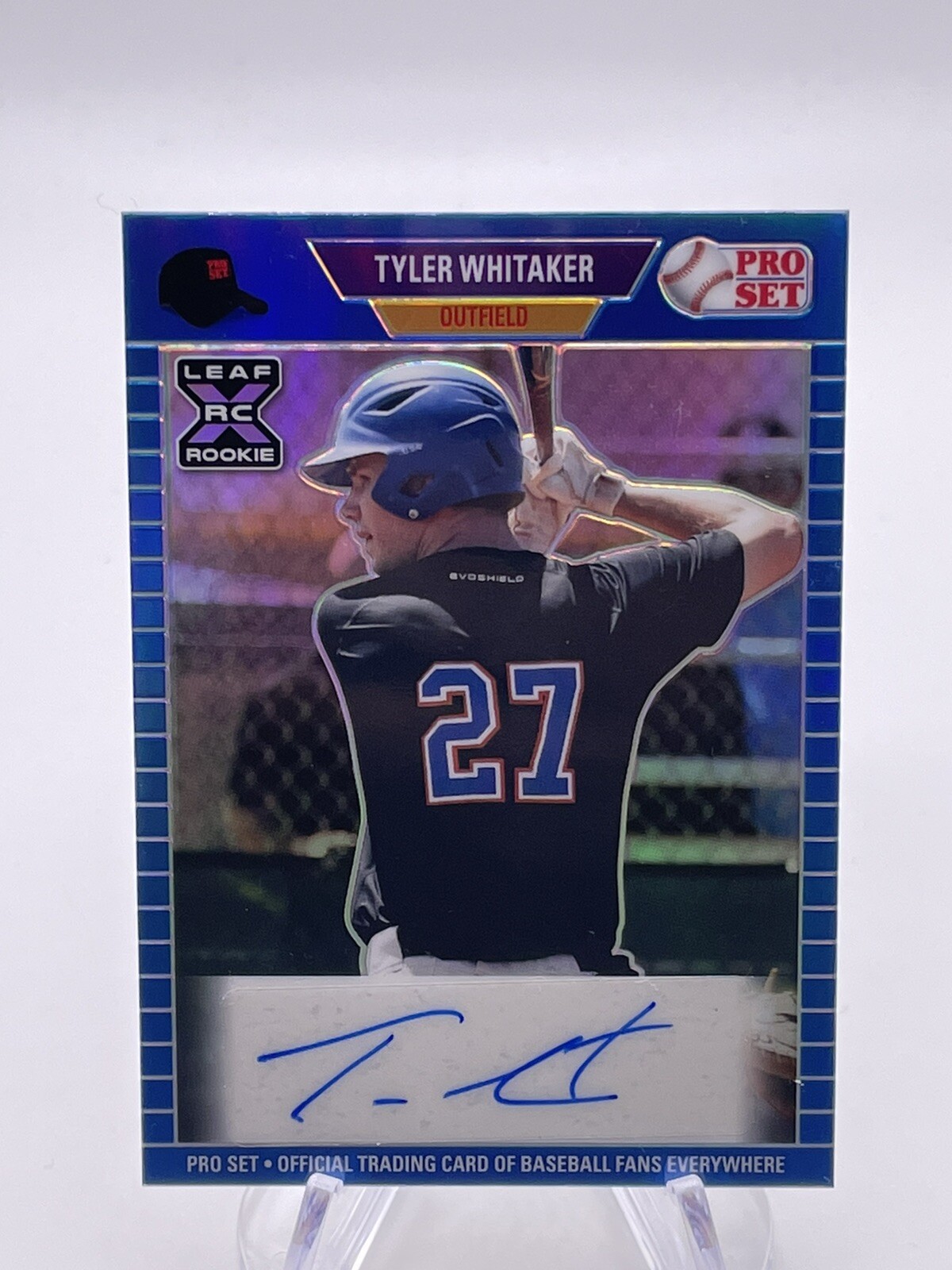 2021 Leaf Pro Set XRC Tyler Whitaker RC Auto Blue /35 #PA-TW1 | eBay