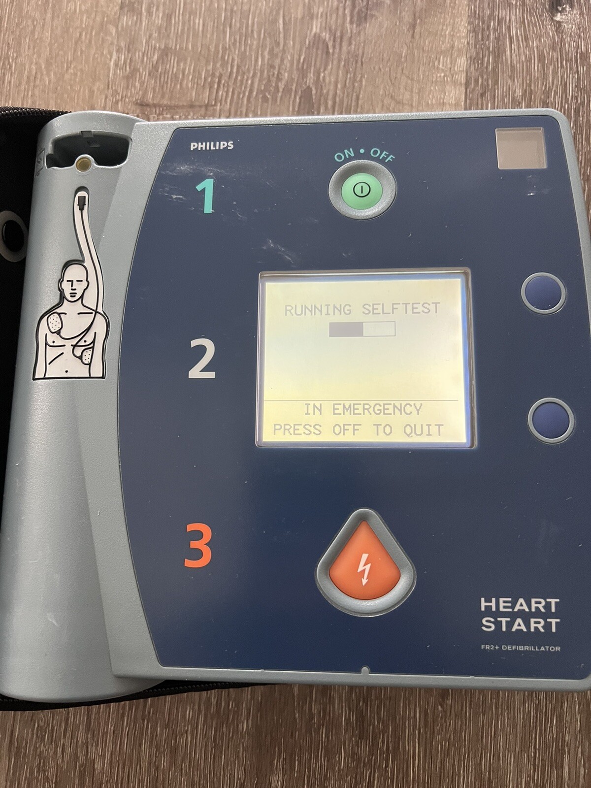 Philips FR2+ Heartstart Automatic External Defibrillator AED FR2+ No ...