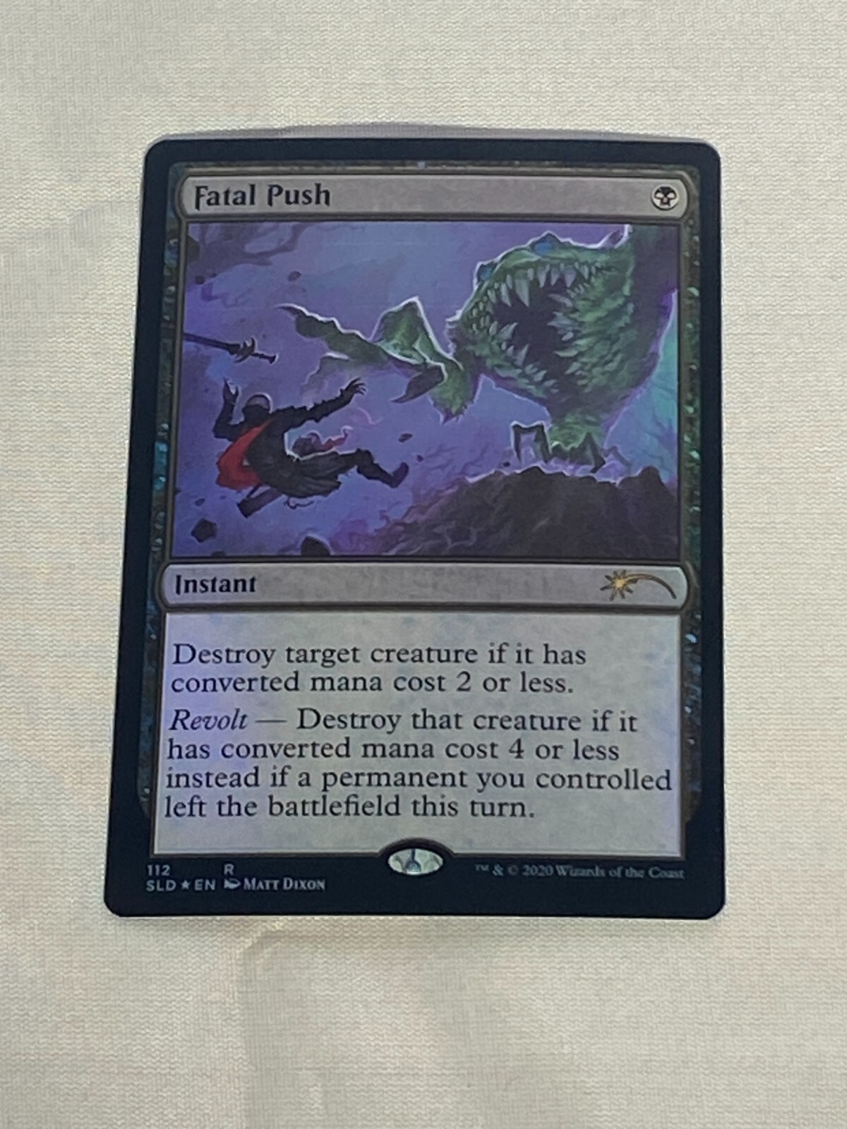 MTG FOIL Fatal Push Secret Lair Drop Series Magic the Gathering | eBay
