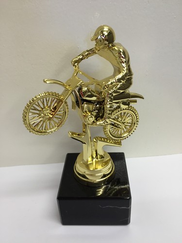 New Marble Based Motorsport Motocross Motorbike Trophy FREE ENGRAVING ...