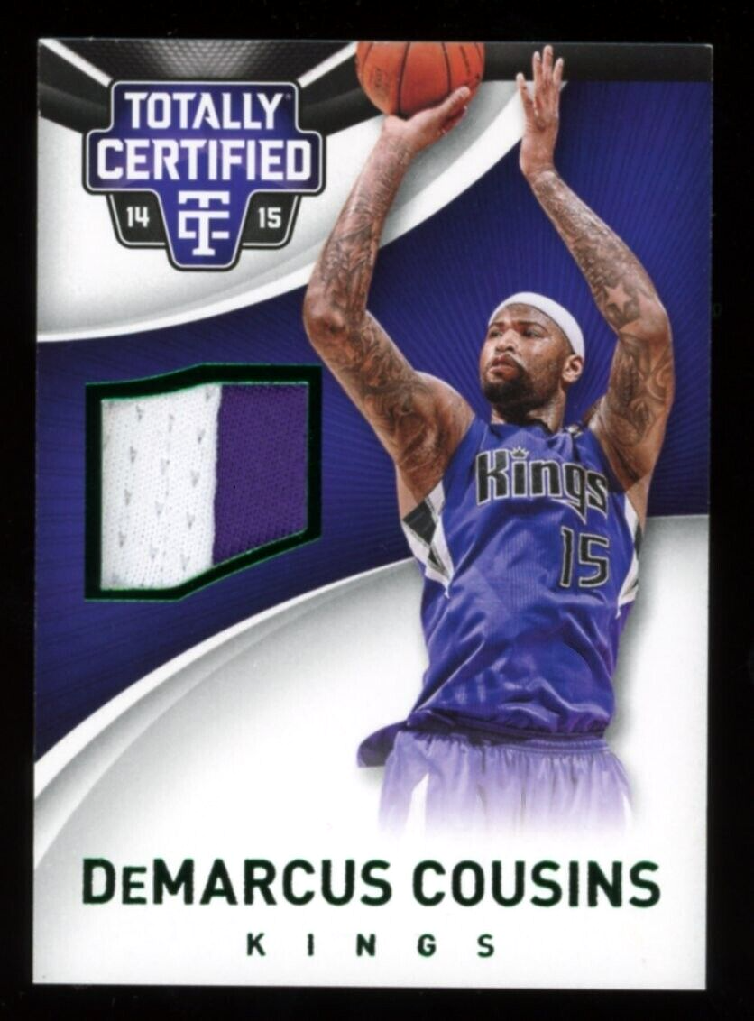 2014-15 Panini Totally Certified - Jerseys Green #28 DeMarcus Cousins ...