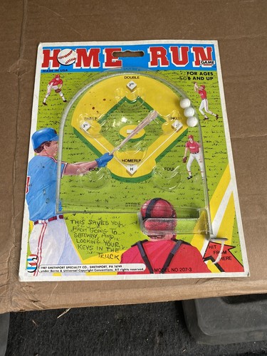 Vintage 1987 Home Run Pinball Baseball Game Smethport Specialty Co PA ...