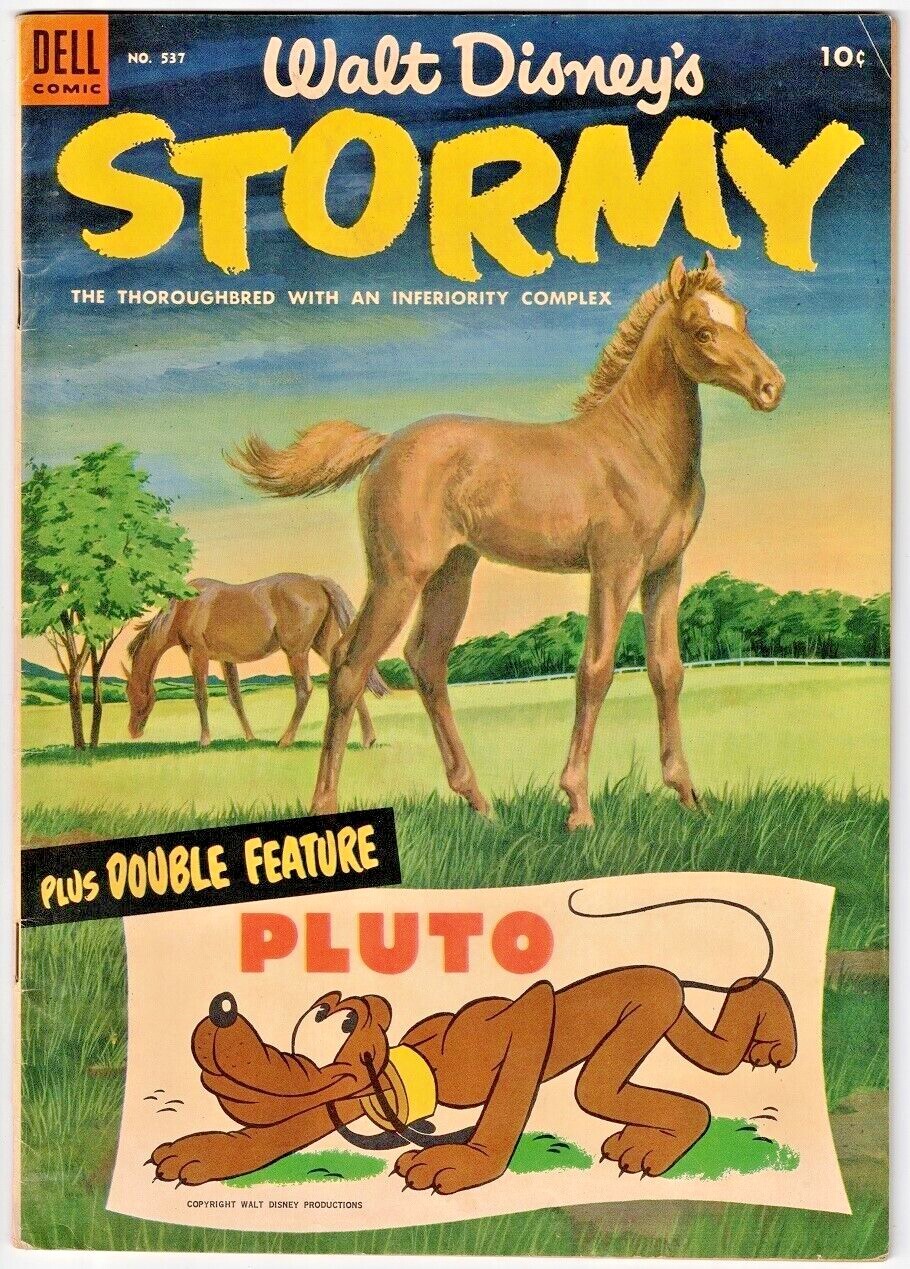 STORMY / FOUR COLOR # 537 (DELL) (1954) PLUTO - MICKEY MOUSE - TONY ...