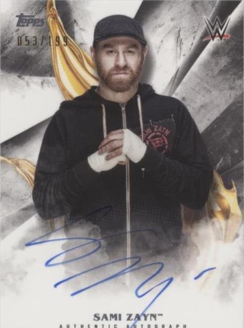 2019 Topps WWE Undisputed - Autographs Sami Zayn #A-SZ /199 (AU) for ...