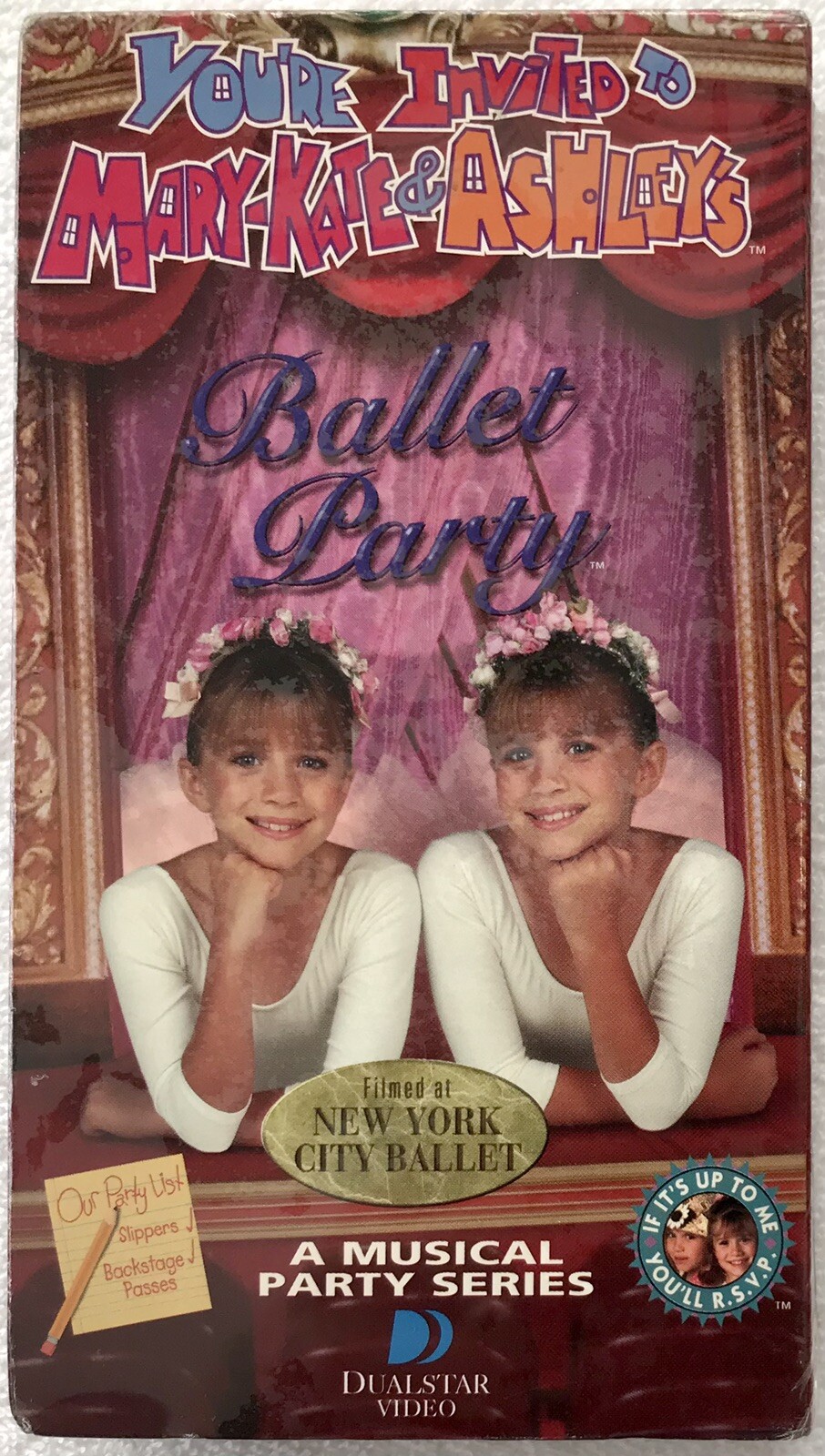 Mary-Kate & Ashley's Ballet Party (VHS) Olsen, NYC Ballet Theater, New ...