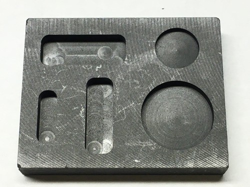 Graphite Casting Ingot Mold Metal Refining Scrap Bar Coin Combo 1/4 1/2 ...