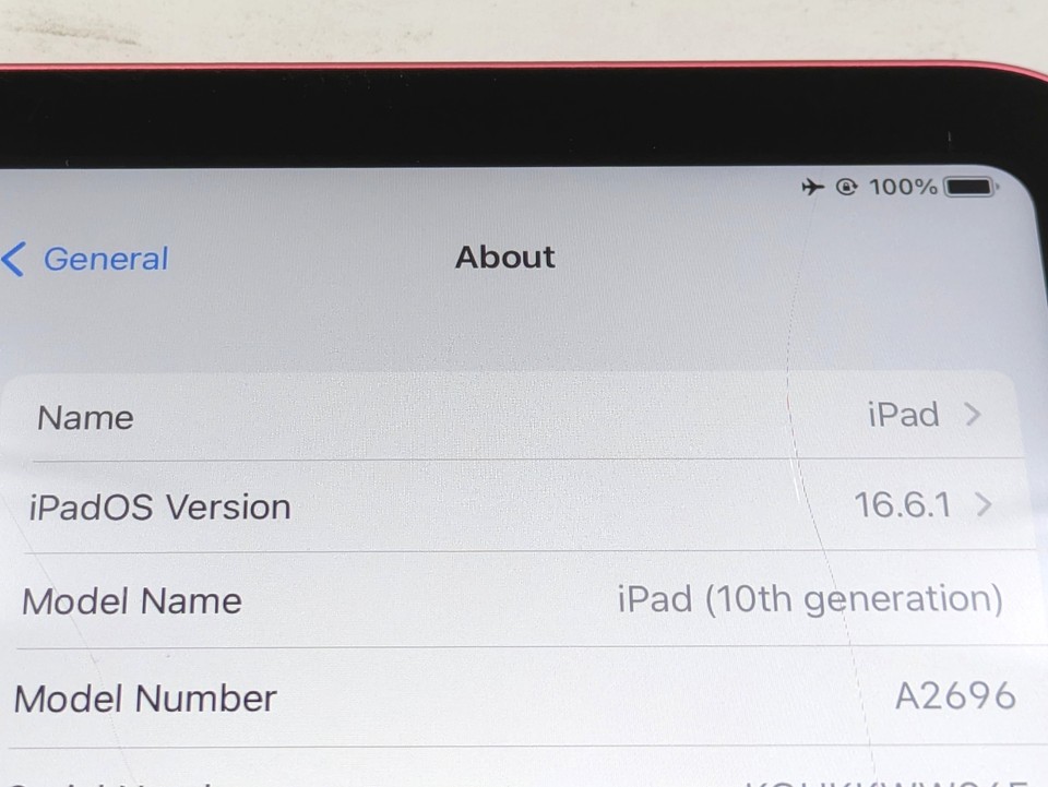 Cracked Apple iPad (10th Generation) A2696 256 GB Wi-Fi Only | eBay