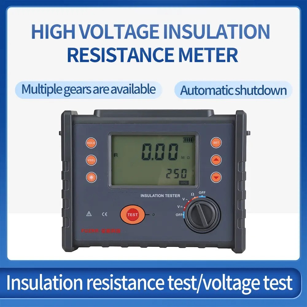 Digital Insulation Resistance Tester Insulation Resistance Meter 5000V ...