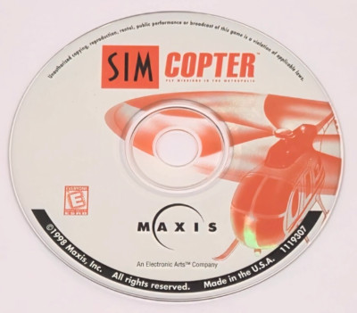 Sim Copter (PC CD-ROM, 1998) Game Disk Only - Tested 14633111934| eBay