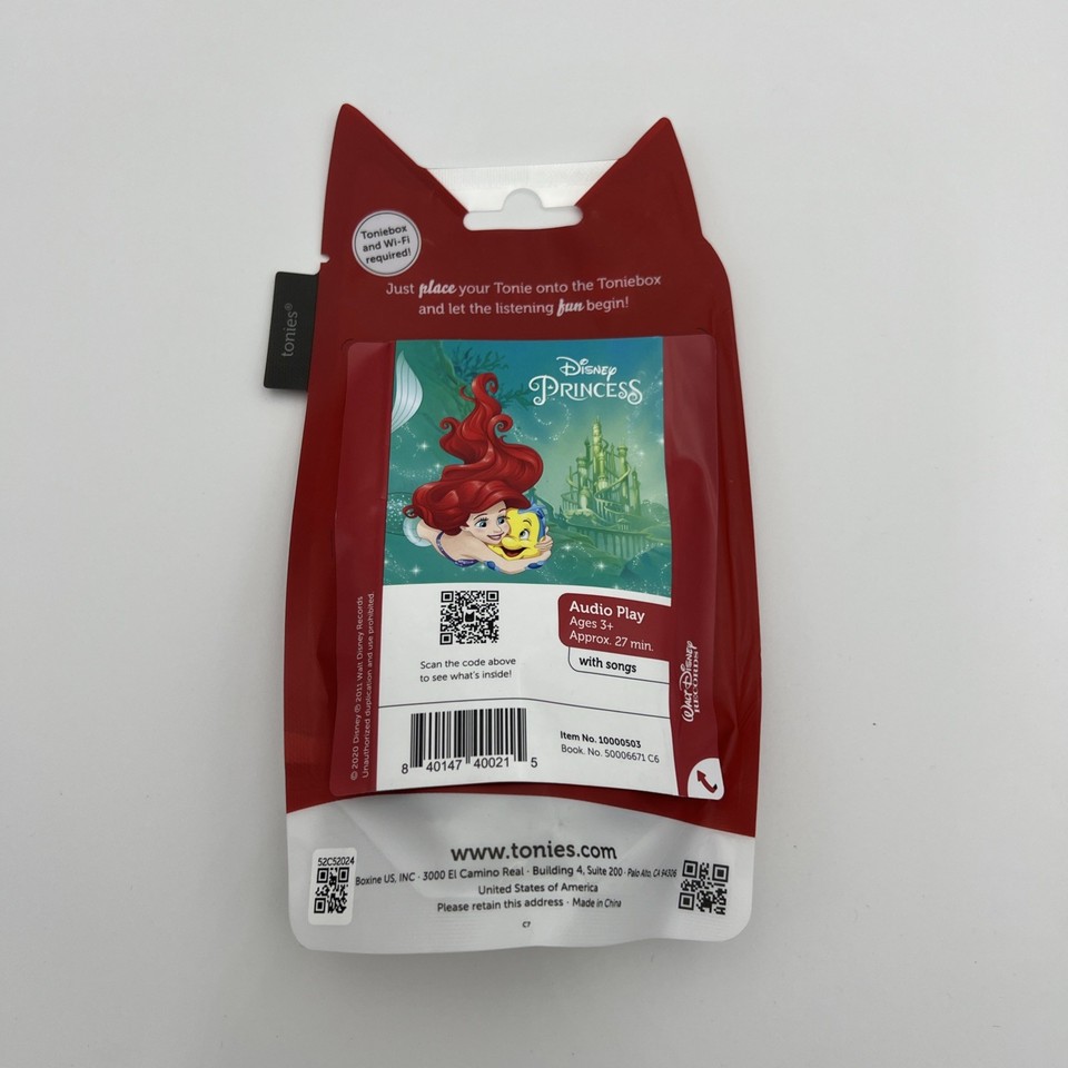 NEW Tonies Audio Character -Disney Princess-Ariel - The Little Mermaid ...