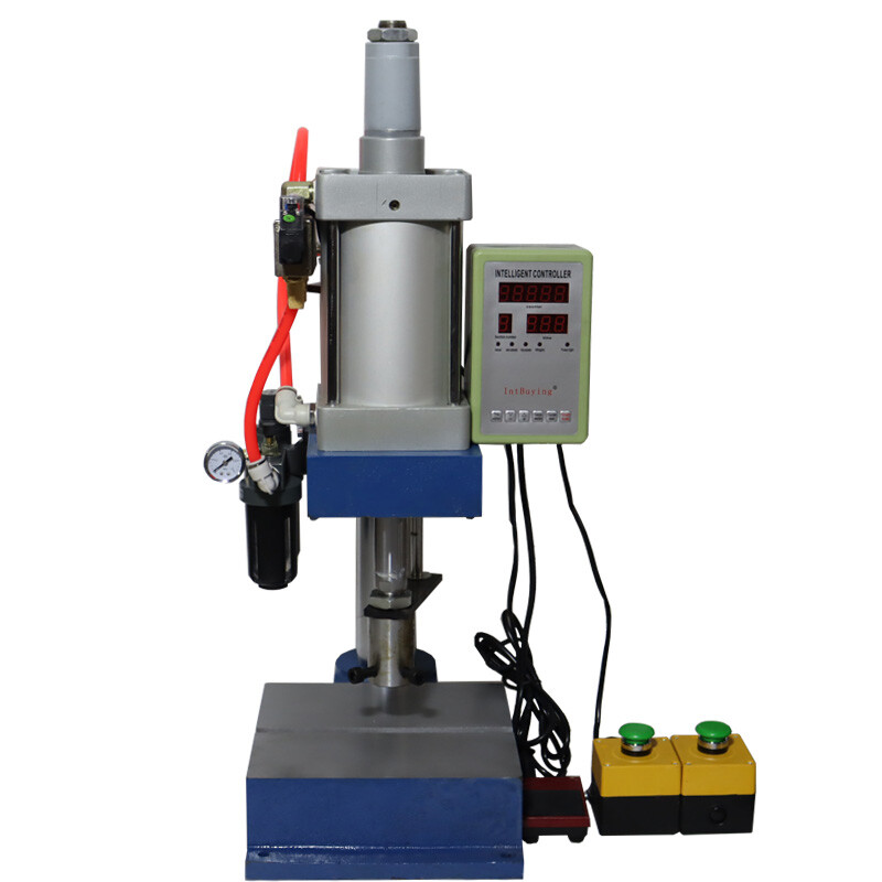 1763lbs Pneumatic Press Punch Machine 4" Stroke Single Acting Cylinder ...