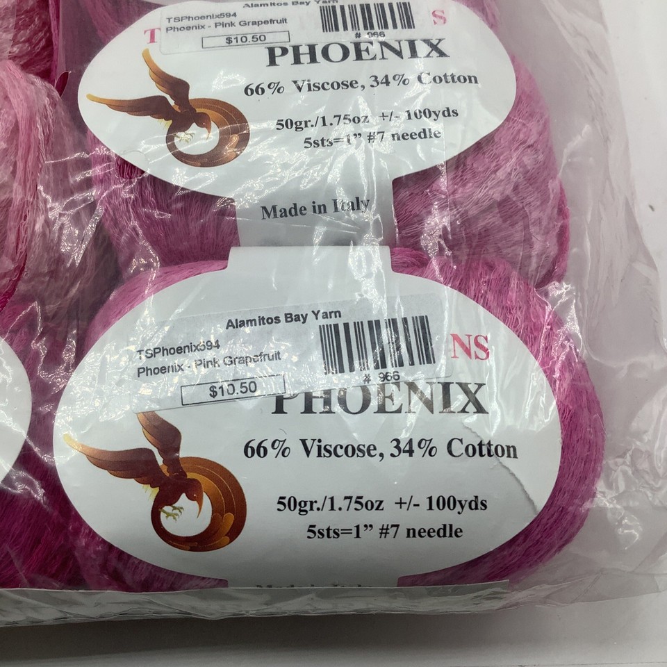 Trendsetter Yarns Phoenix Multicolor Pink Yarns Set Of 10 Each 100yrds ...