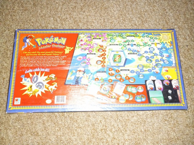Hasbro Pokemon Master Trainer Game Board 1999 Edition for sale online ...