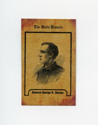 #TN23707 GENERAL GEORGE H. SHARPE Daily Historic Trade Card RARE | eBay