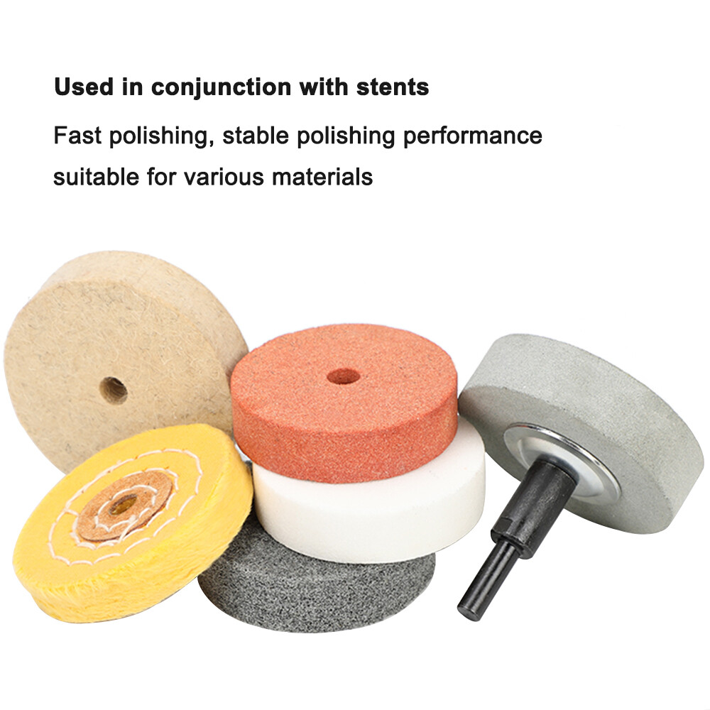 3" Grinding Stone Polishing Wheel 10mm Bore Set For Bench Grinder Metal ...