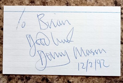 Gary Mason - British Heavyweight Boxer Personally Signed Card AFTAL COA ...