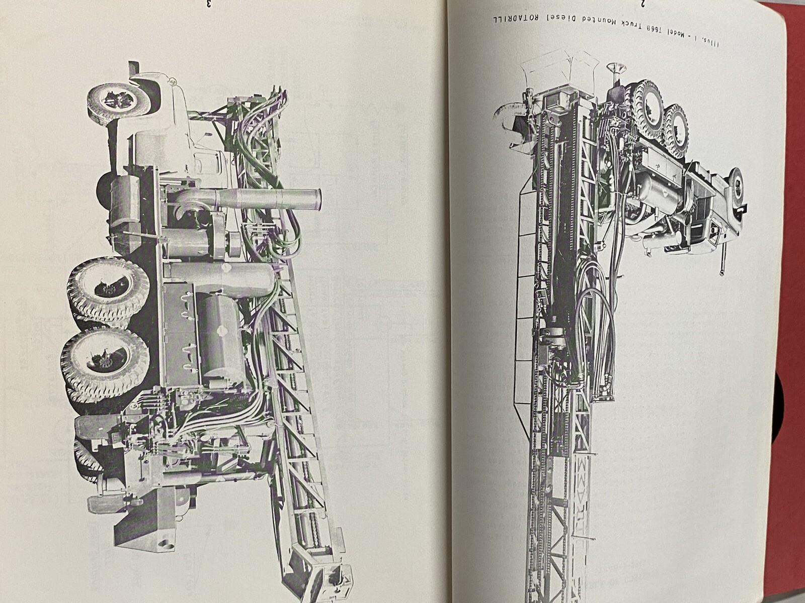 Vintage Schramm Rotadrill Oil Water Well Drill Rig Manual + Parts List ...