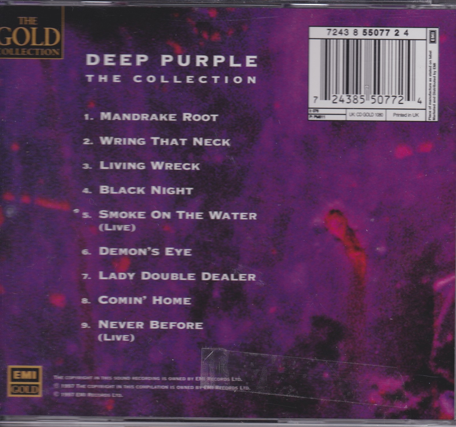 DEEP PURPLE - The Collection - Classic Rock - BRAND NEW AND SEALED CD ...