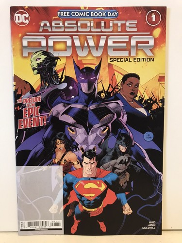 DC Absolute Power #1 Special Edition Free Comic Book Day 2024 Unstamped ...