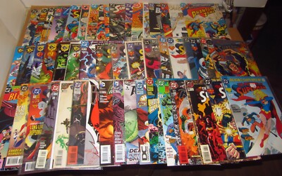 DC comic book lot (x50) High grade - Superman/Robin/Amalgam/etc-Bronze ...