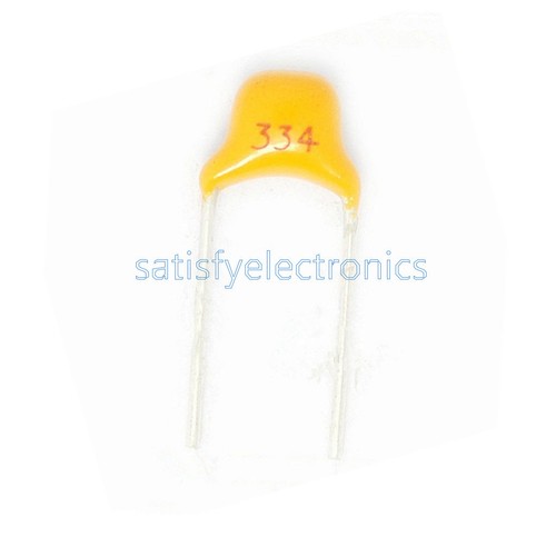 100Pcs 50V 0.33uF 330nF 334 Monolithic Ceramic Chip Capacitor NEW | eBay