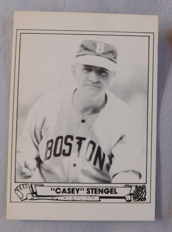 1983 TCMA 1942 Play Ball #42 Casey Stengel Boston Braves Baseball Card ...
