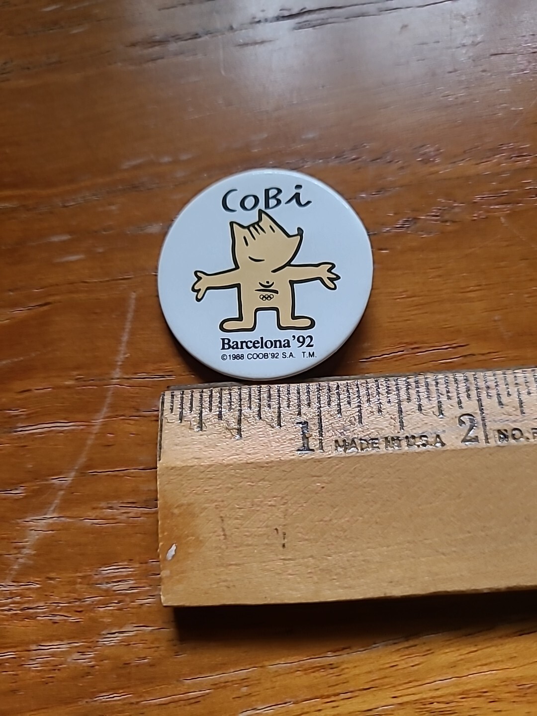 COBI Button Commemorative 1992 Summer Olympics Barcelona Spain | eBay