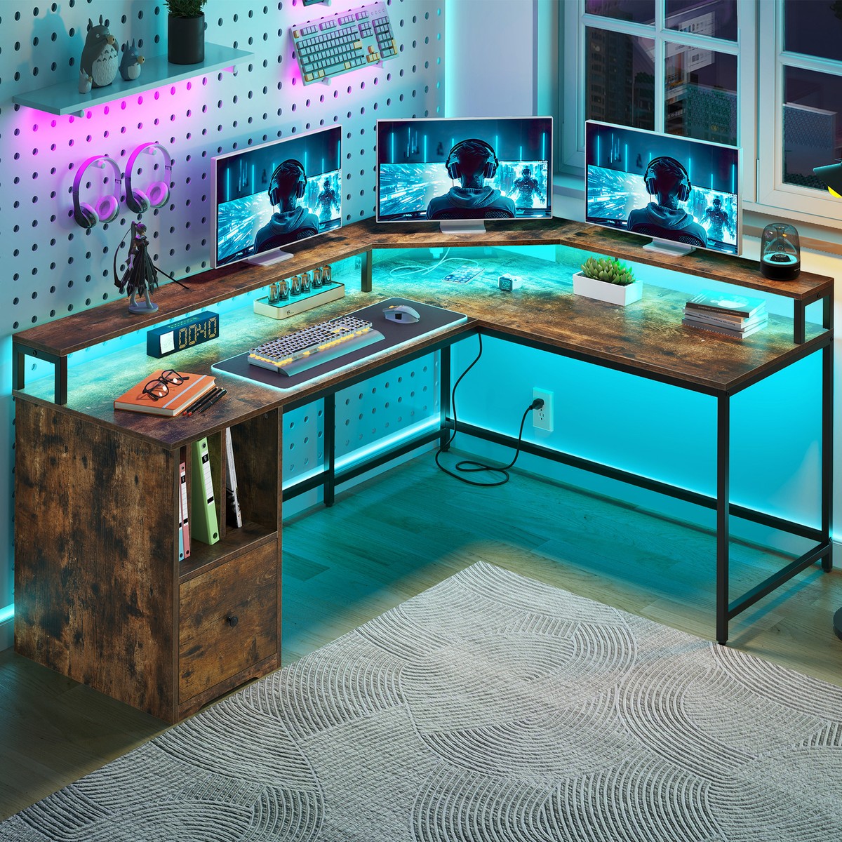 Diy L Shaped Desk Ikea Alex Desk Hack Micheala Diane Designs