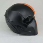 DEATHSTROKE HELMET MOTORCYCLE ORANGE AND BLACK( DOT & ECE CERTIFIED ...