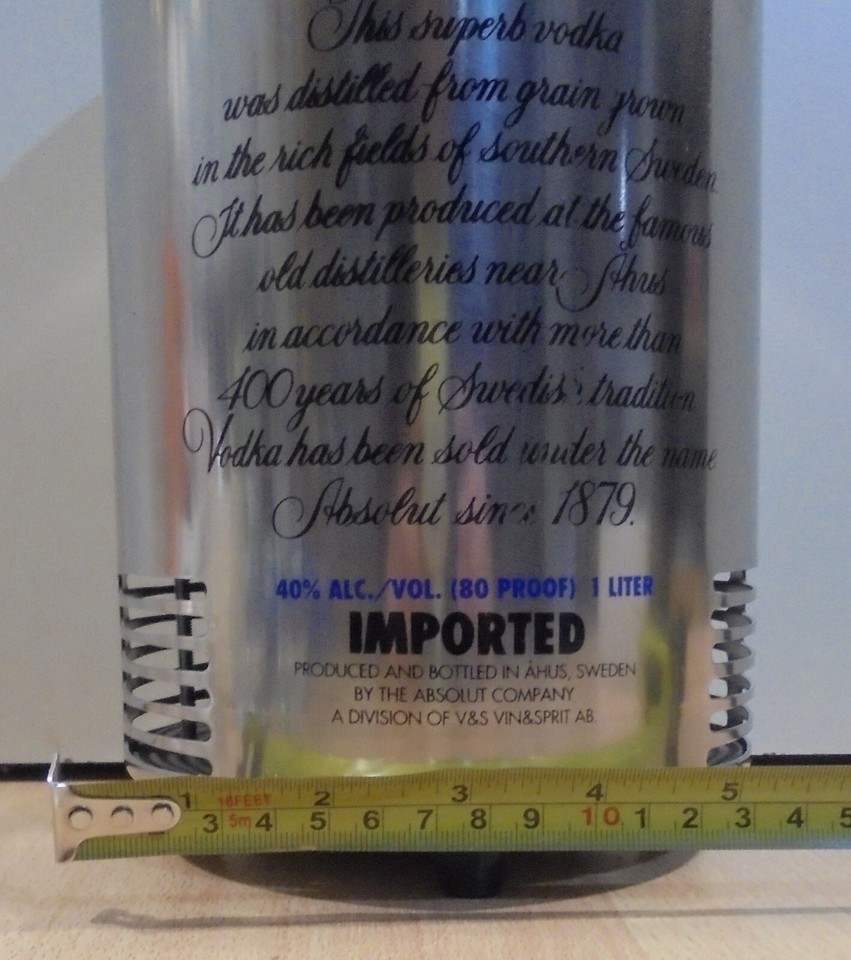 ABSOLUT VODKA ADVERTISIGN ELECTRIC BOTTLE COOLER FRIDGE | eBay