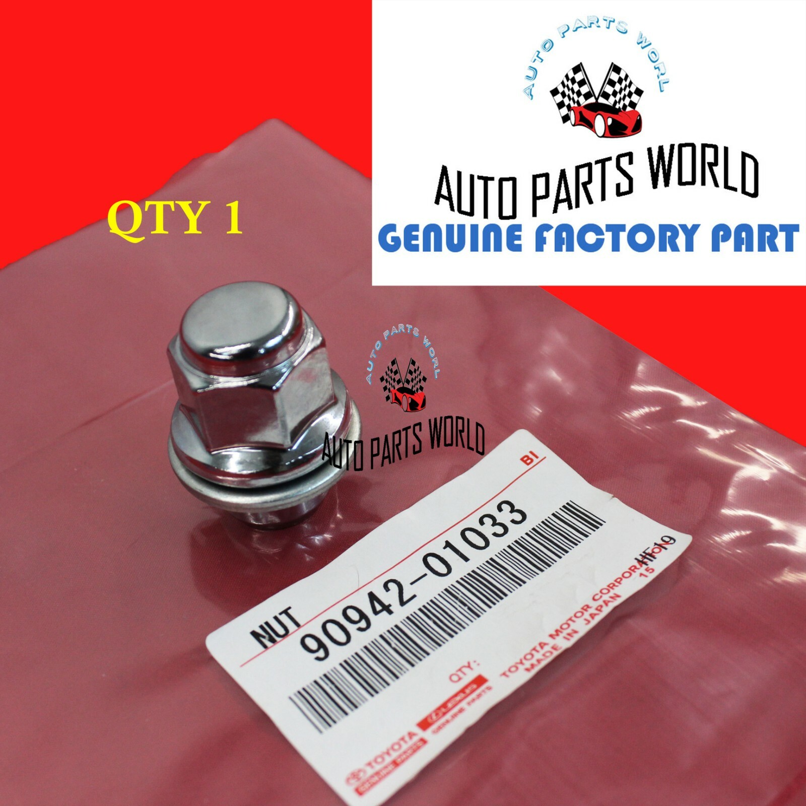 GENUINE OEM TOYOTA CAMRY PRIUS LEXUS RX ES IS GS ALLOY WHEEL LUG NUT ...