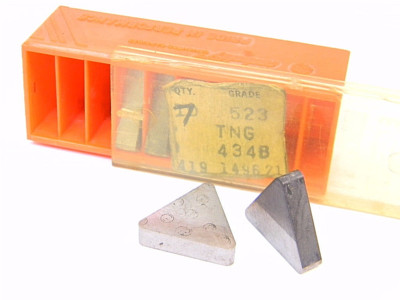 NEW SURPLUS 7PCS. CARBOLOY TNG 434B GRADE: 523 CARBIDE INSERTS | eBay
