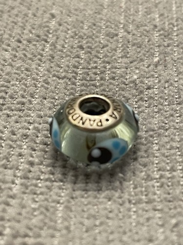 Pandora 925 Sterling Silver Blue Ladybugs Murano Glass Bead Charm | eBay