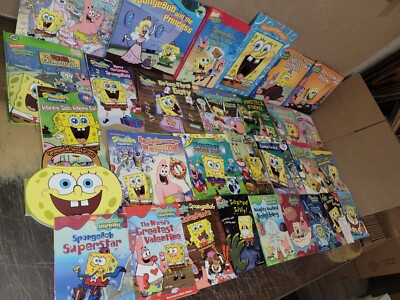 Lot of 10 Spongebob SquarePants Learn to Read TV NICKELODEON Books MIX ...