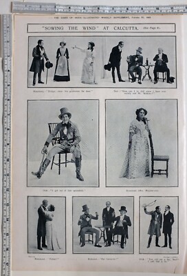 1911 INDIA PRINT SOWING THE WIND AT CALCUTTA ROSAMUND MRS MACPHERSON ...