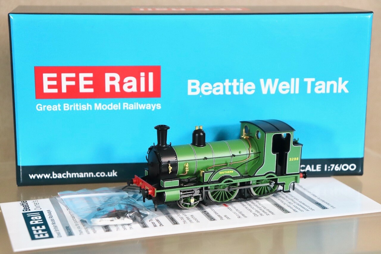 EFE Rail E85012 LSWR Beattie Well Tank 3298 SR Green (Preserved ...