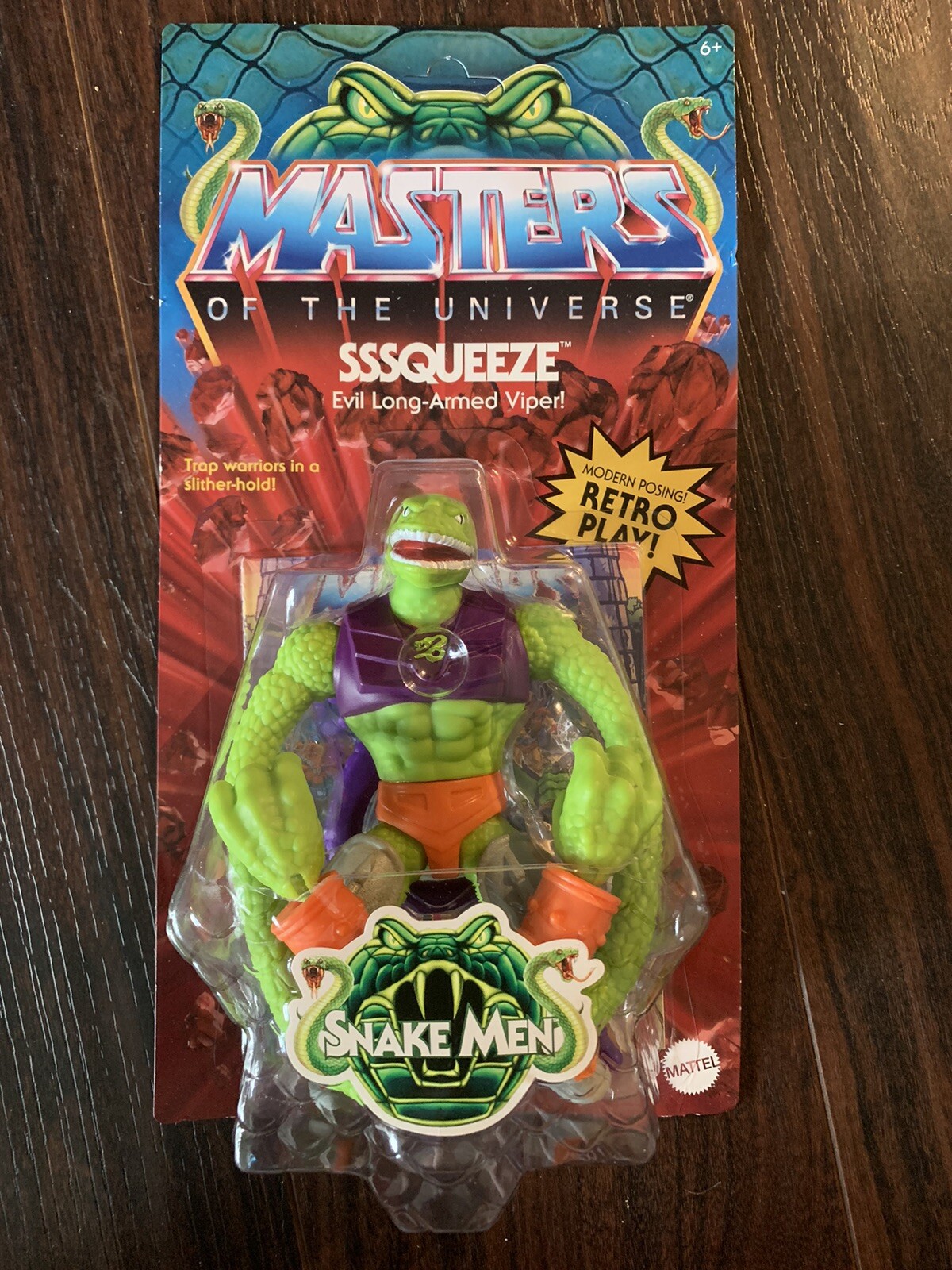 Masters of the Universe Origins SSSQUEEZE MOTU Wave 14 Snake Men UNPUNCHED
