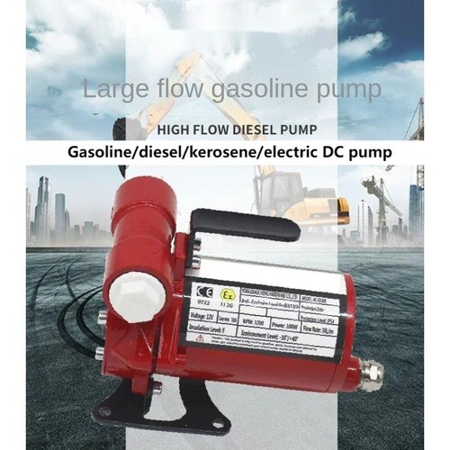 12V 24V 100W 30L/m Electric Self-priming Oil Well Pump Explosion-proof ...