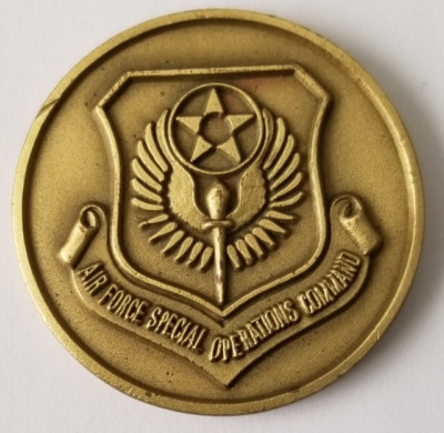 AFSOC Air Force Special Operations Command Circa - 1995 Coin | eBay