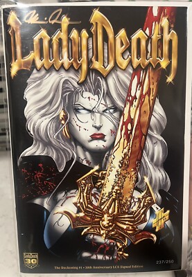 Lady Death The Reckoning #1 30th Anniv Lcs Signed Edition (Mature) W ...