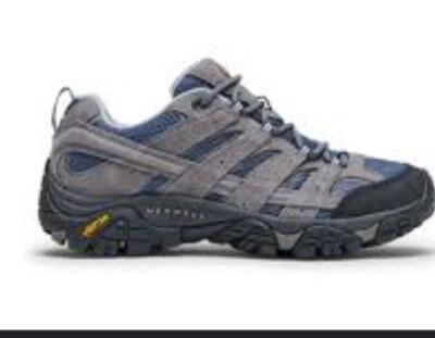 Merrell Women's 2 Ventilator Suede Mesh Hiking Shoes Smoked US Shoe ...