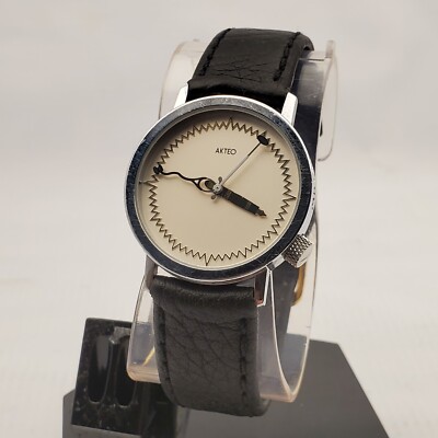 AKTEO DOCTOR QUARTZ Watch J.C MARESCHAL DESIGN WR 30M LEATHER BAND New ...