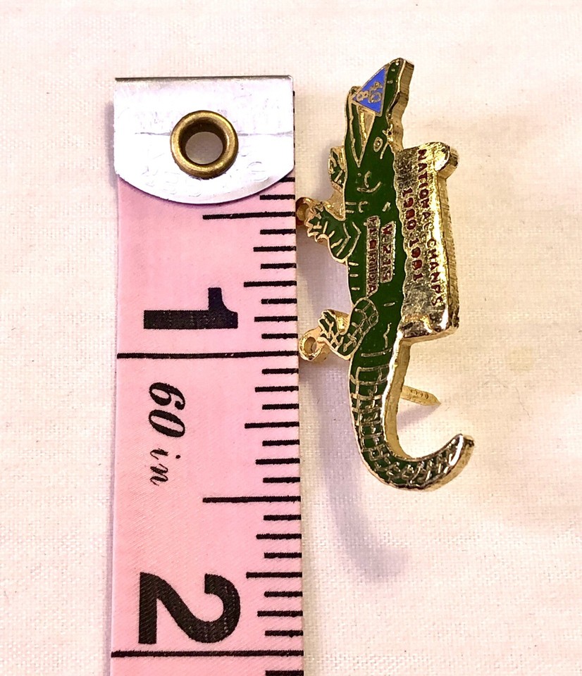 FL Gator Backpack Trading Tie Pin National Champs 1980-1981 Veteran 40 ...