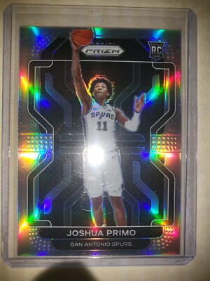 2021-22 Panini Prizm Joshua Primo Silver Prizm #298 RC Rookie Card NM/M ...