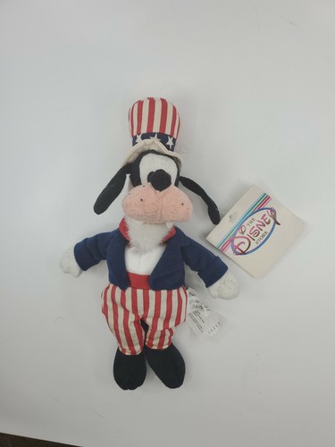 Disney Store Uncle Sam Goofy Bean Bag USA Goofy | eBay